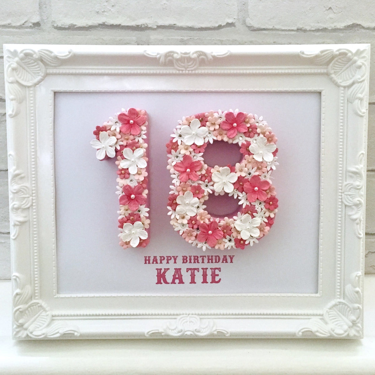 FRAMED NUMBERS – Love Letters by Analisa